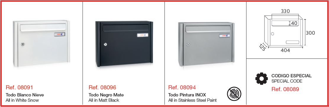 JOMA COLUMN V404 Buzón horizontal